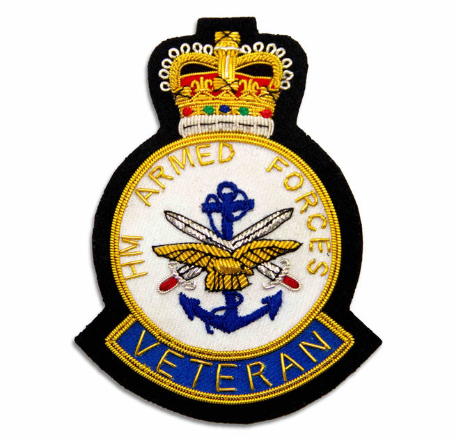 HM Armed Forces Veteran Blazer Badge – The Regimental Shop