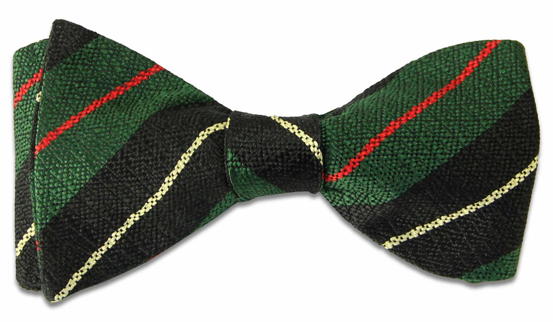 Royal Irish Rangers Self Tie Silk Non Crease Bow Tie – The Regimental Shop