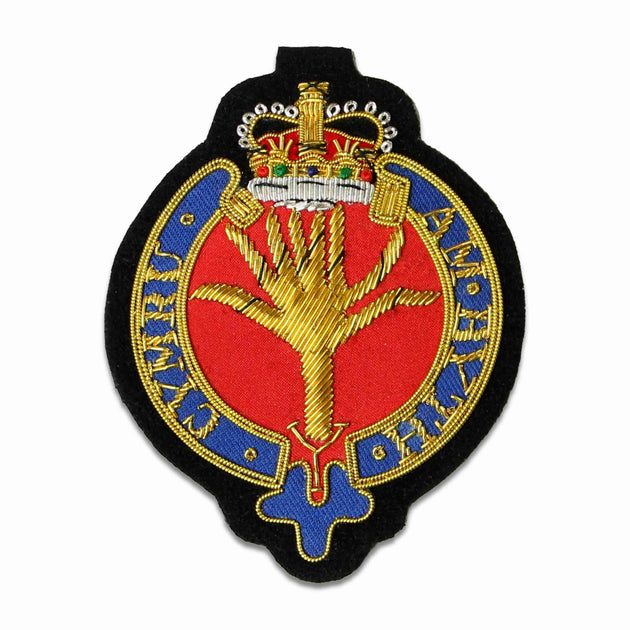 Welsh Guards Blazer Badge (Gold Leek) – The Regimental Shop